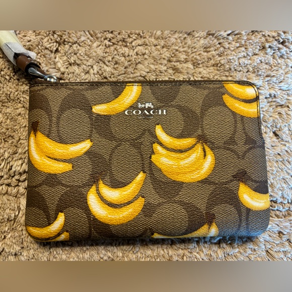 Coach | Bags | Coach Banana Wristlet | Poshmark